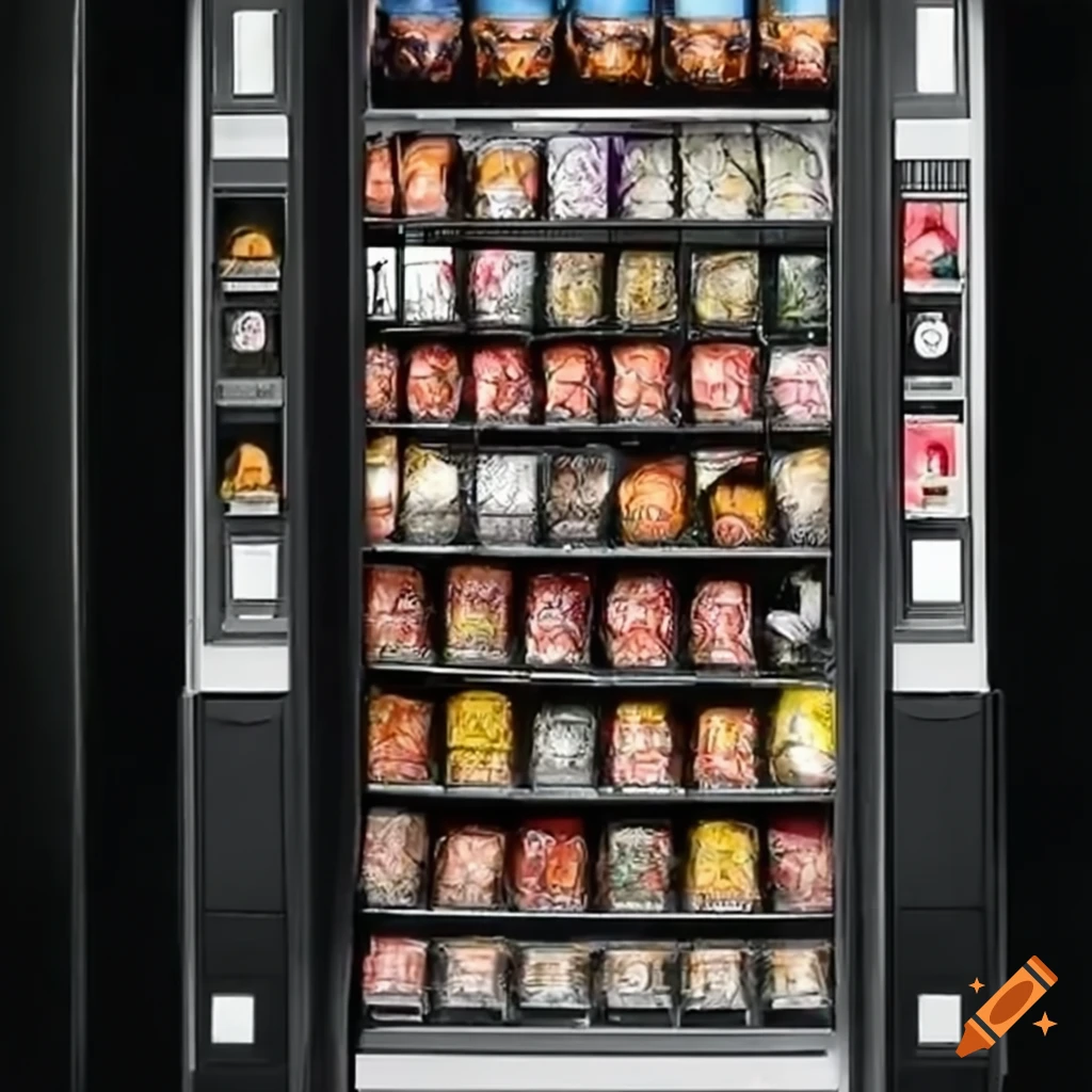 Vending machine built in pieces