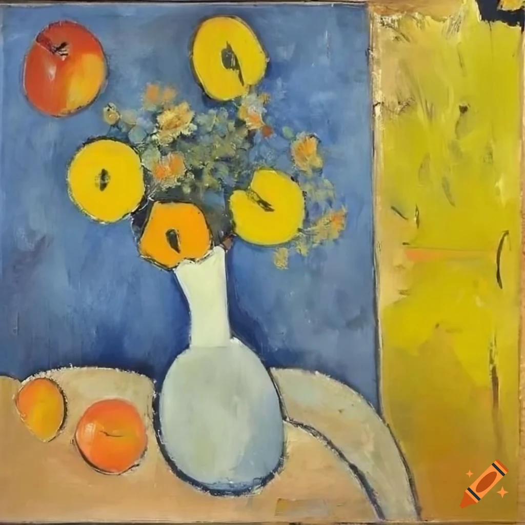 Modigliani_s_painting_of_ captivating still life painting with flowers ...
