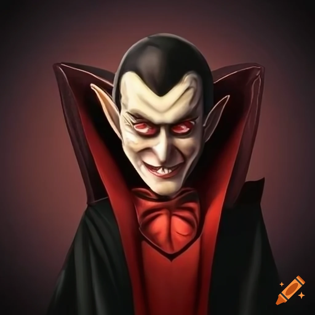 Dracula smiling