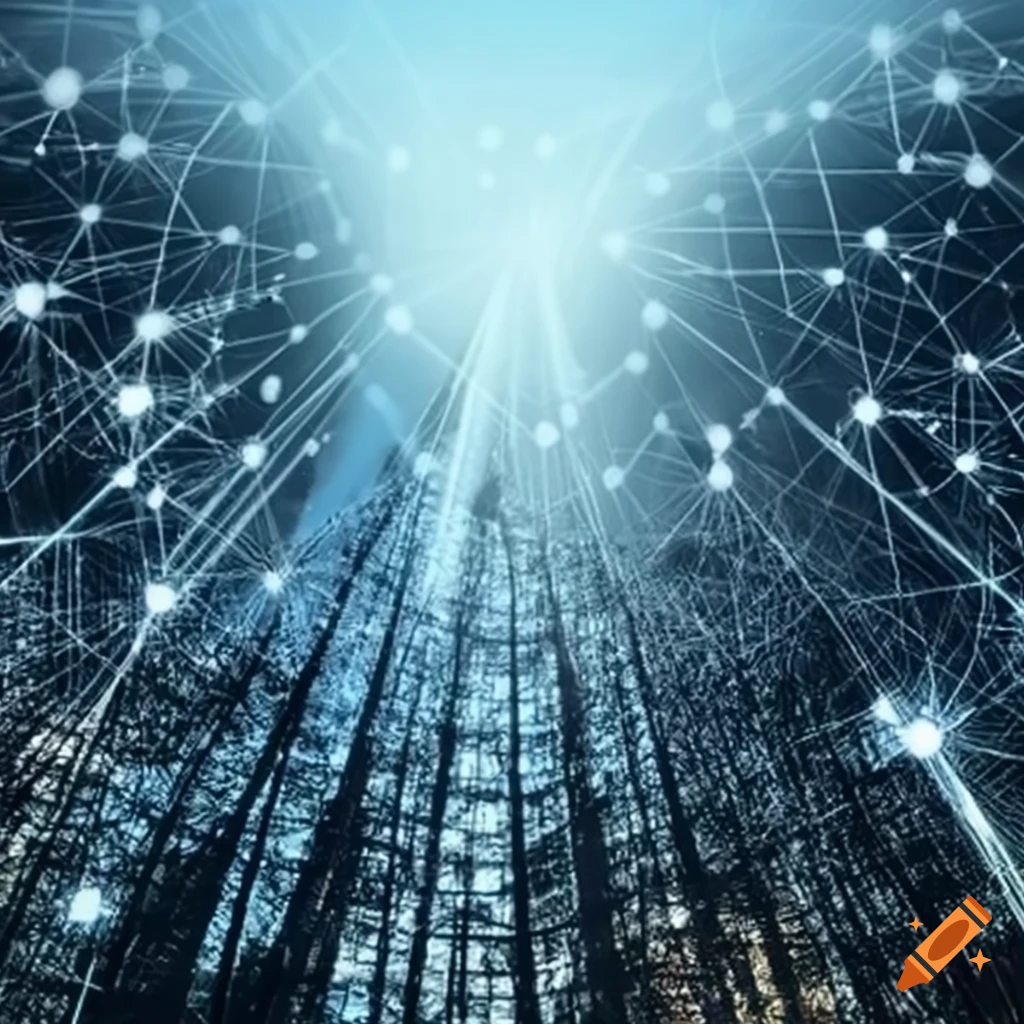 Nature is networked, telecoms networks are the future on Craiyon