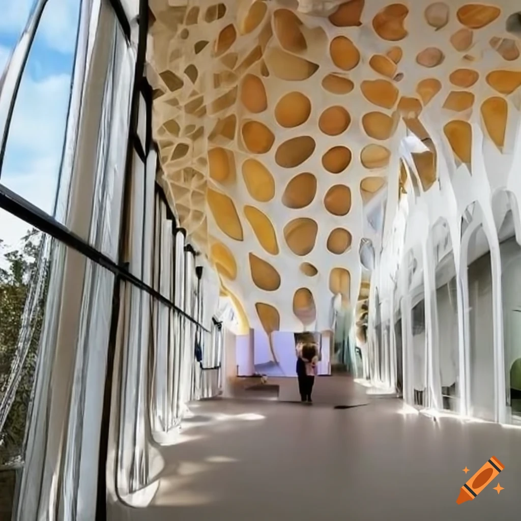 Inside the Bondi Pavilion Cubist architecture organic flows large ...