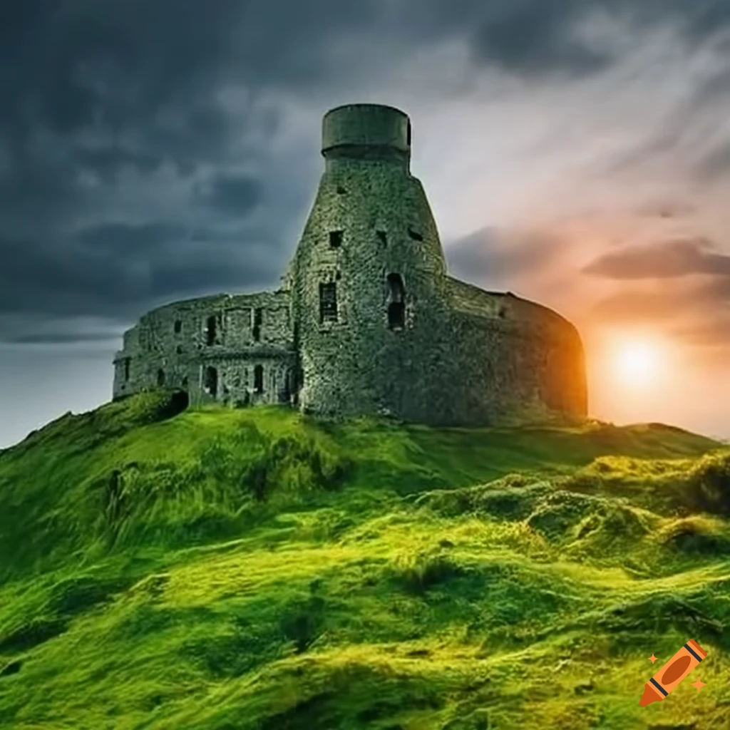 Mysterious ireland fairy fort on Craiyon