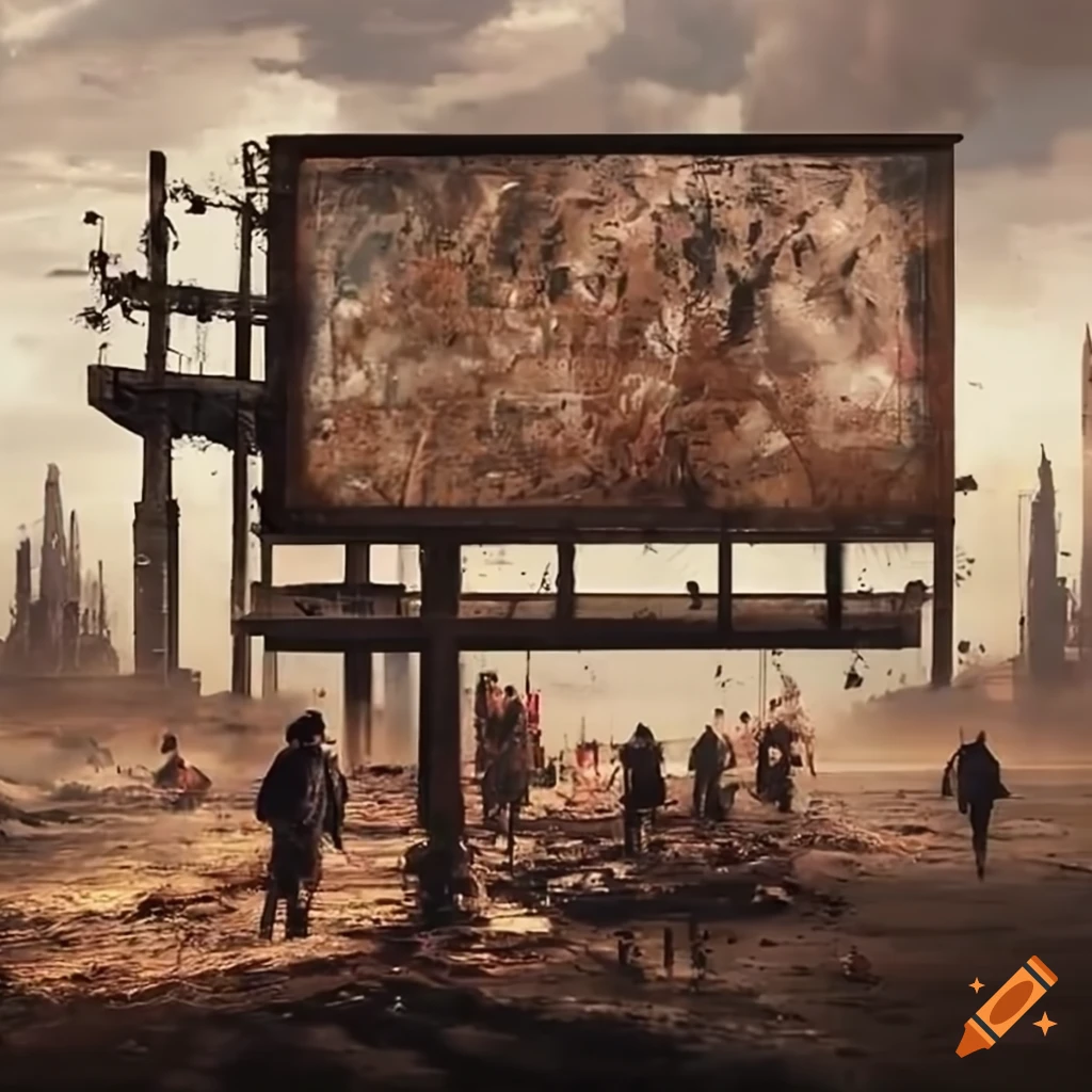 Billboard post apocalyptic