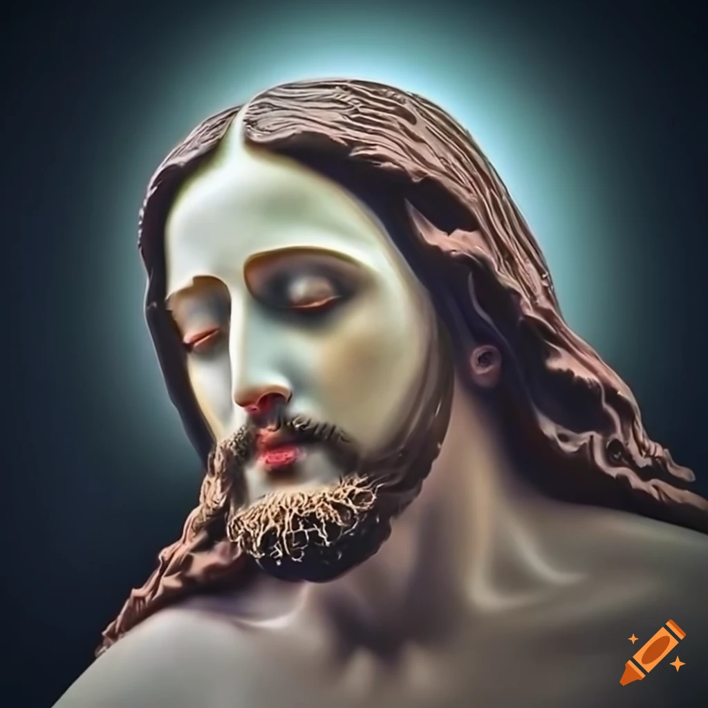 ‘Fat Jesus’-Style, hd, sculpture, stunning focal-depth, masterful ...