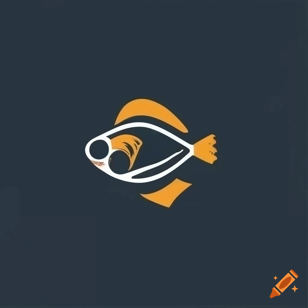 Rockfish circuitry vector logo simple