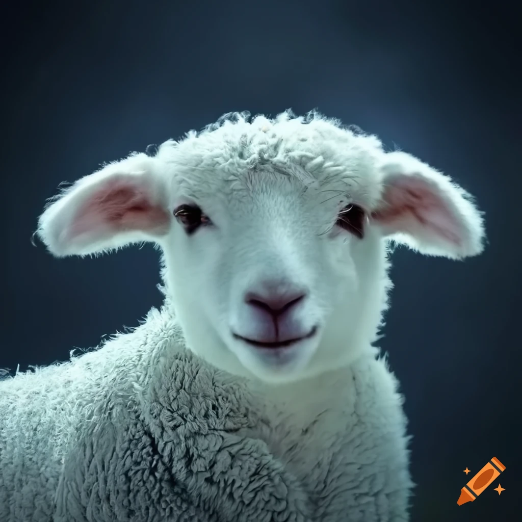 Innocent, lamb, innocent lamb, in danger on Craiyon