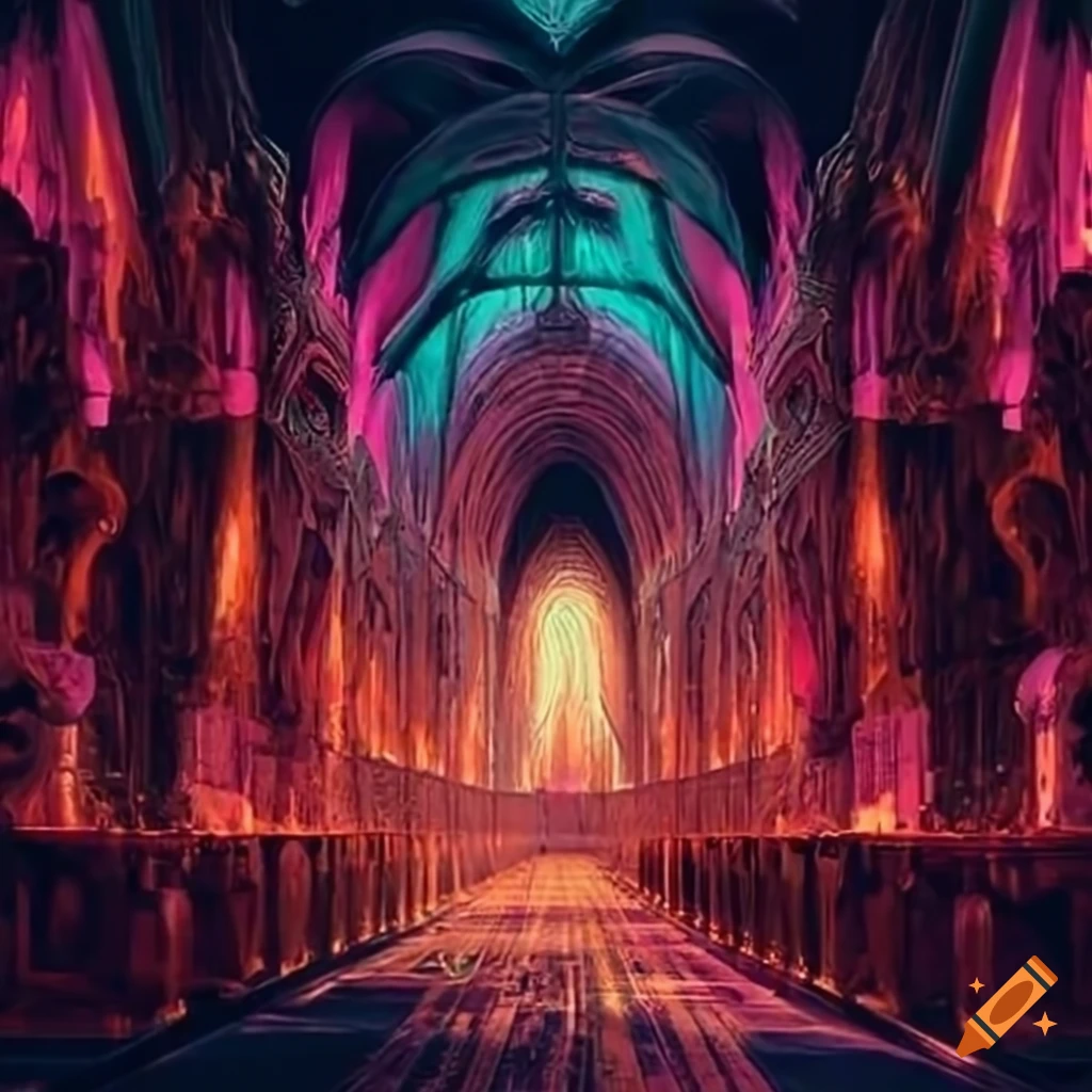 Abstract representation of a new dimension on Craiyon