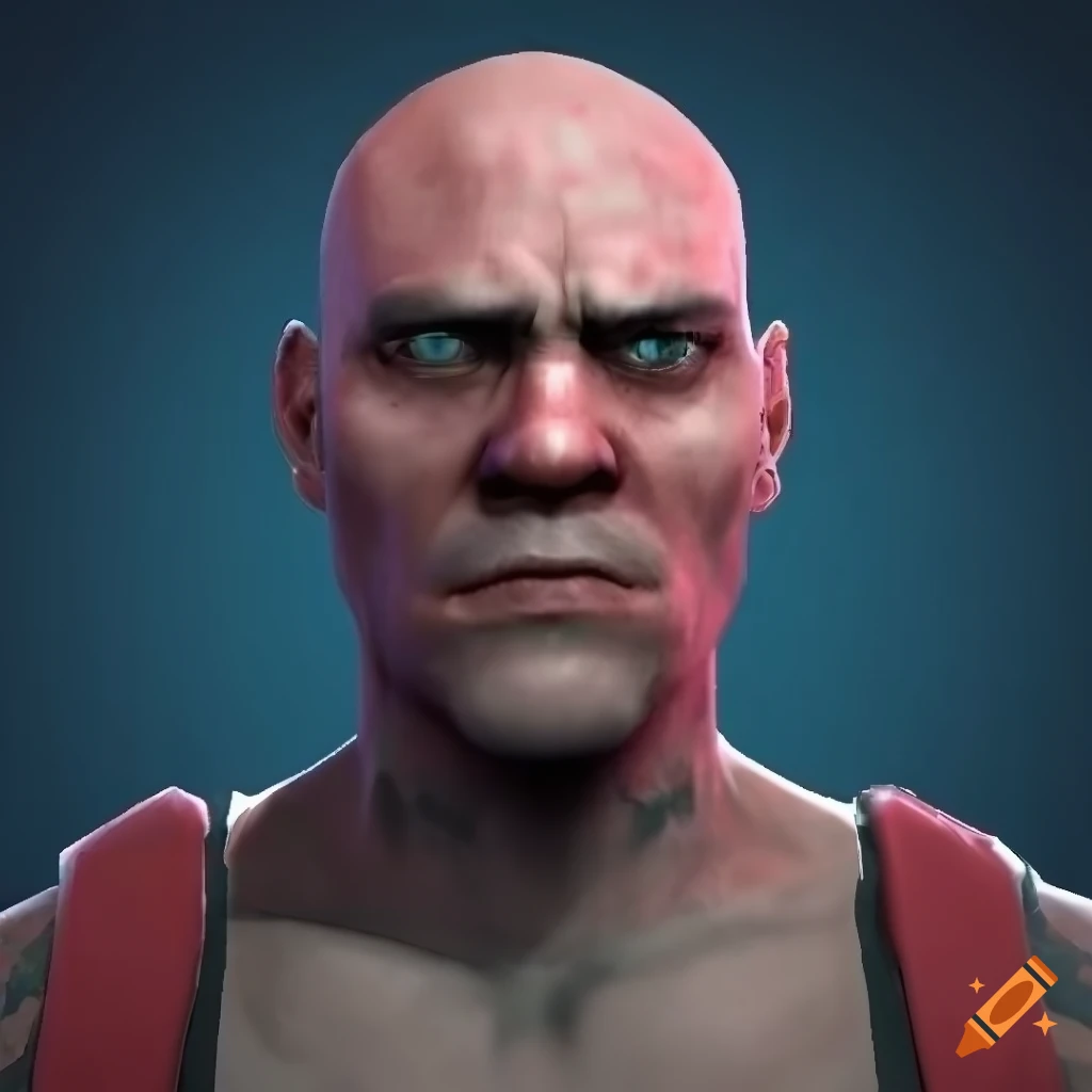 Detailed front view of James Earl Cash from Manhunt video game on Craiyon