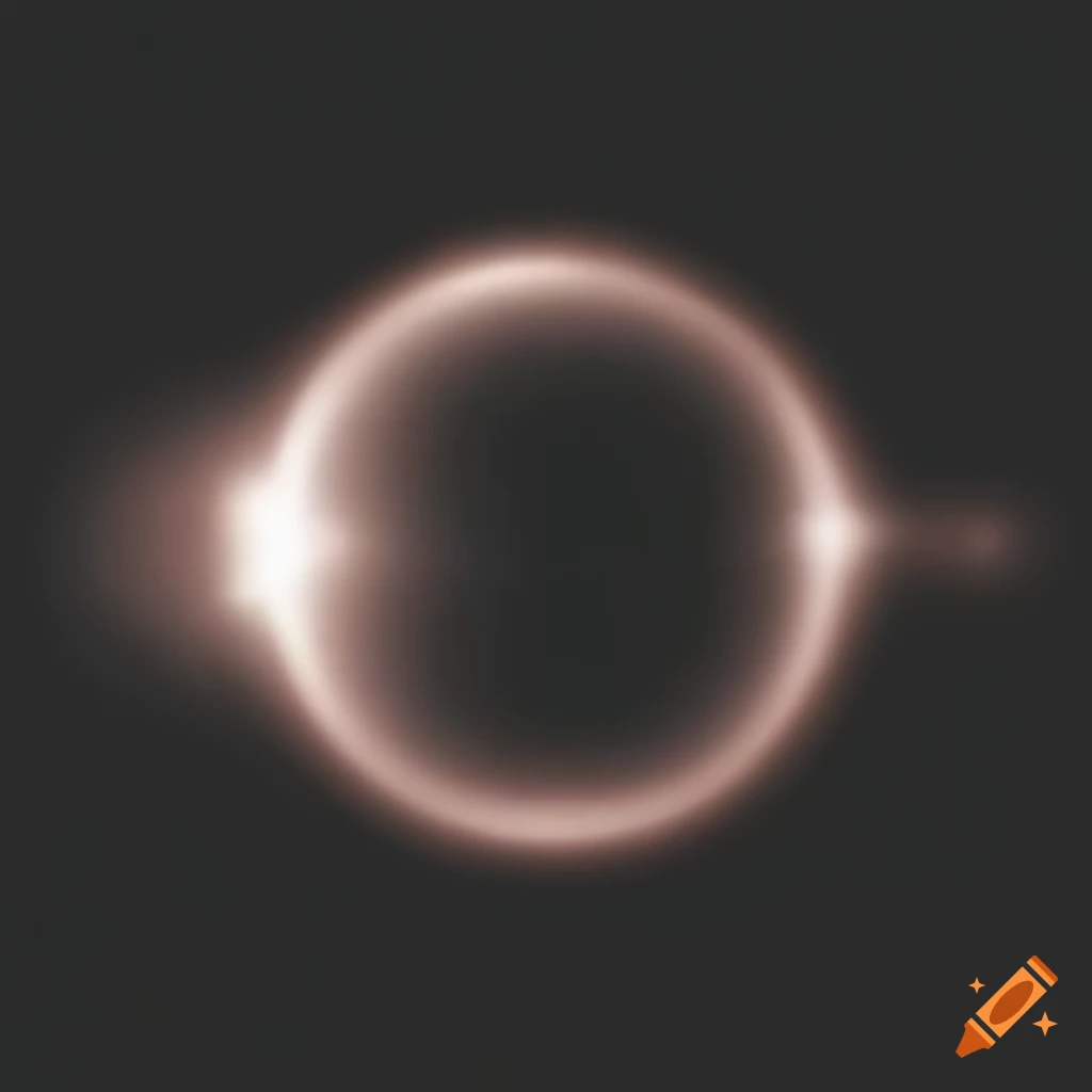 Template with grey lens flare effect on Craiyon