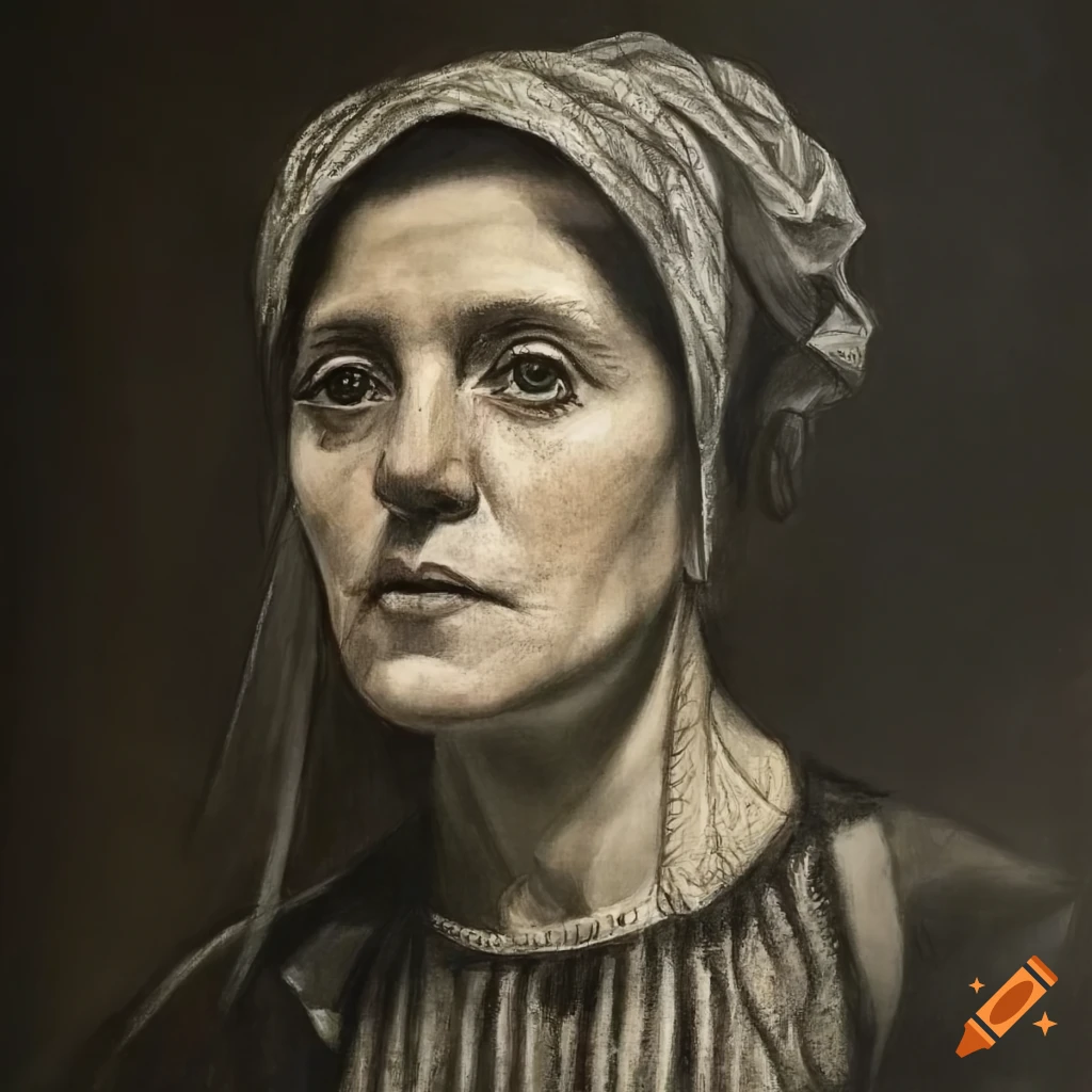 Detailed portrait of a bosnian woman on Craiyon