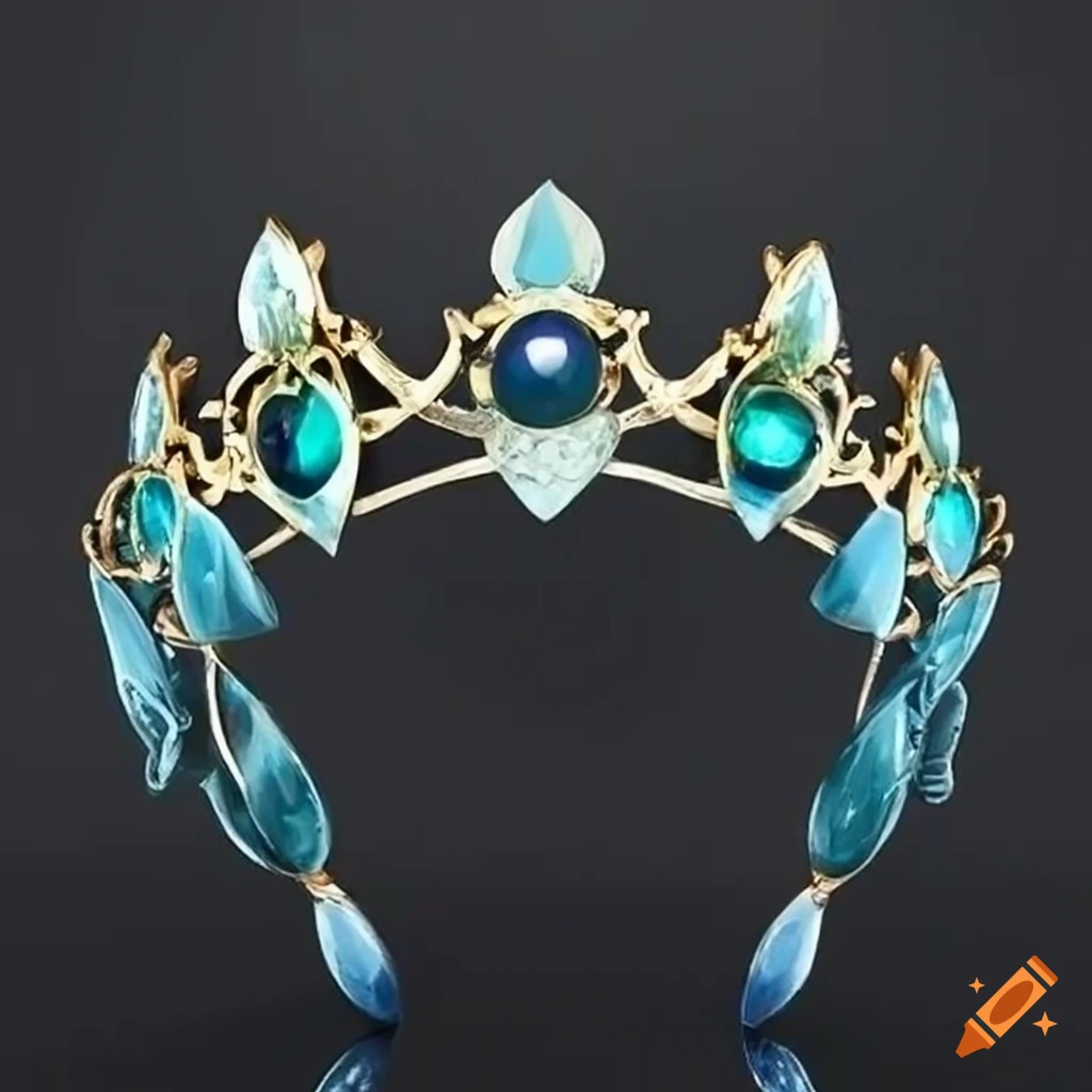 Crown of a fantasy circlet on Craiyon