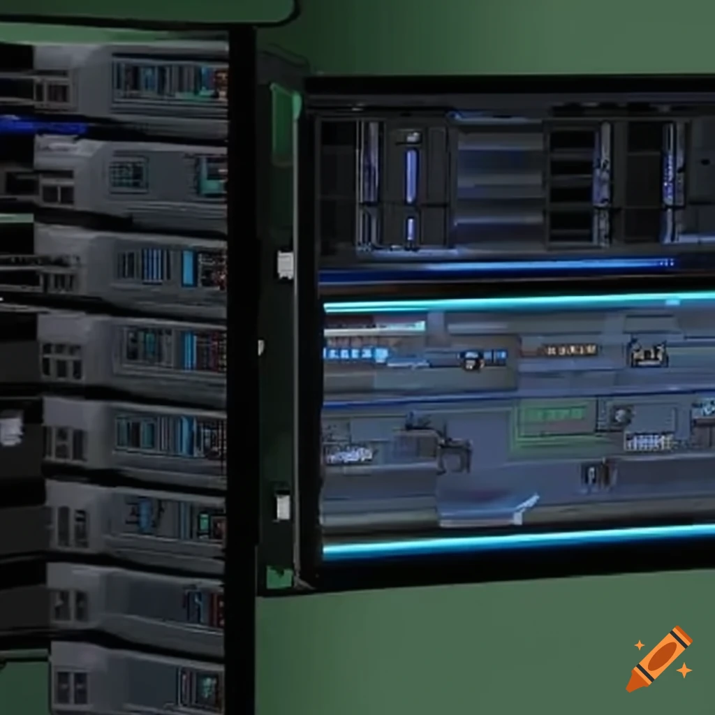 Illustration of server gameplay mode on Craiyon