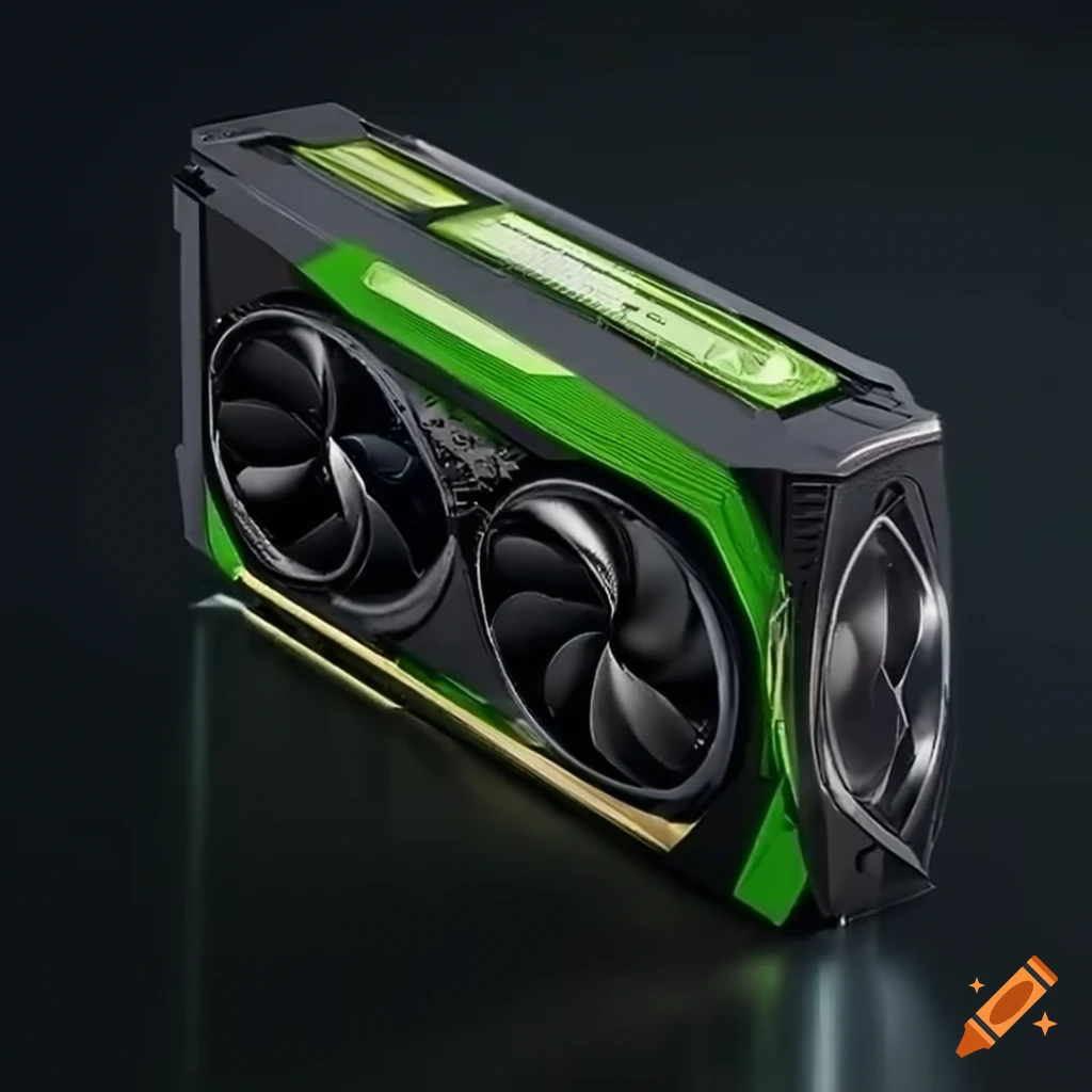 NVIDIA GeForce RTX 9060 graphic card on Craiyon