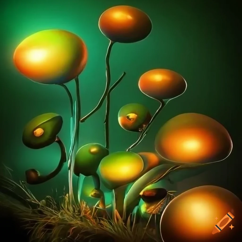 Organic art representing life finds a way on Craiyon