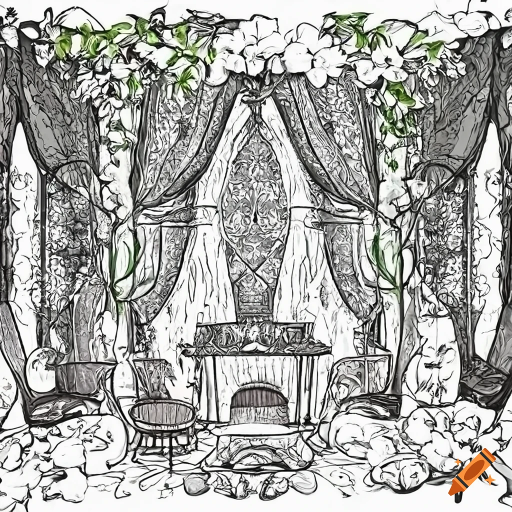 Elven castle living room with crystal furniture on Craiyon