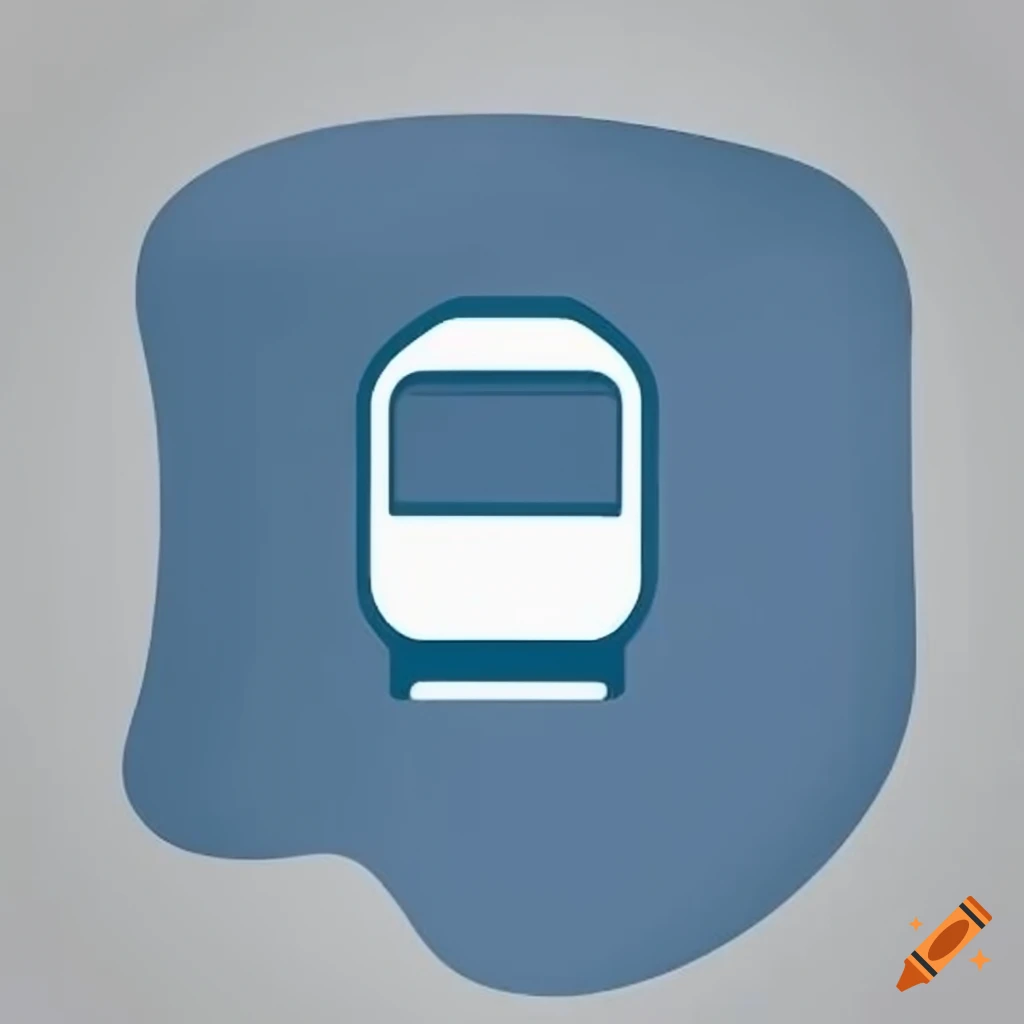 Logo of a public transit app on Craiyon
