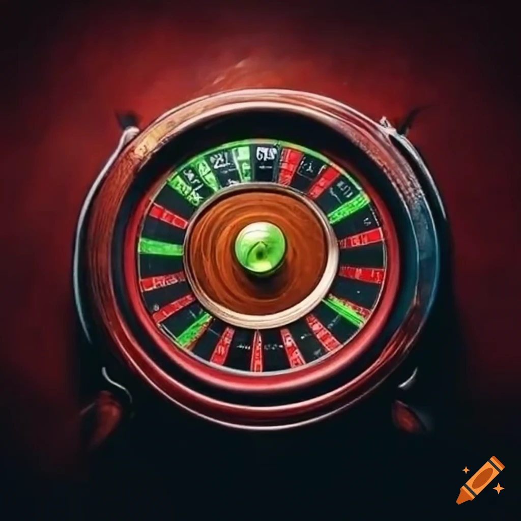 Om cu ruleta în față on Craiyon