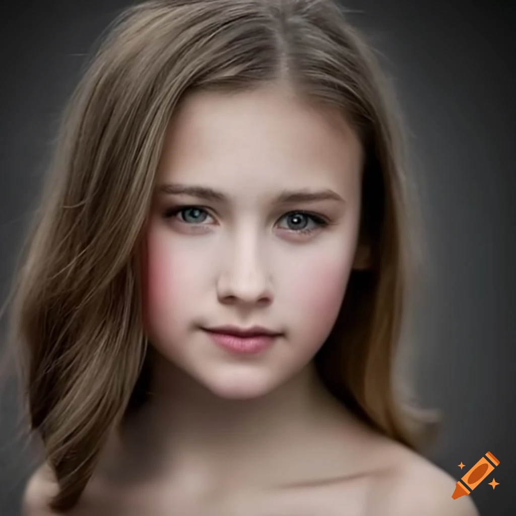 Portrait of a beautiful girl named sarah on Craiyon