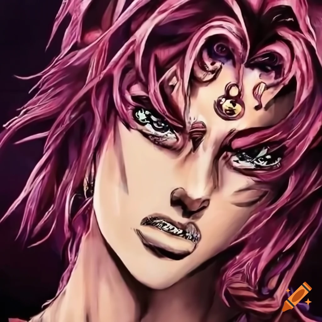 Artwork of jojo's bizarre adventure character on Craiyon