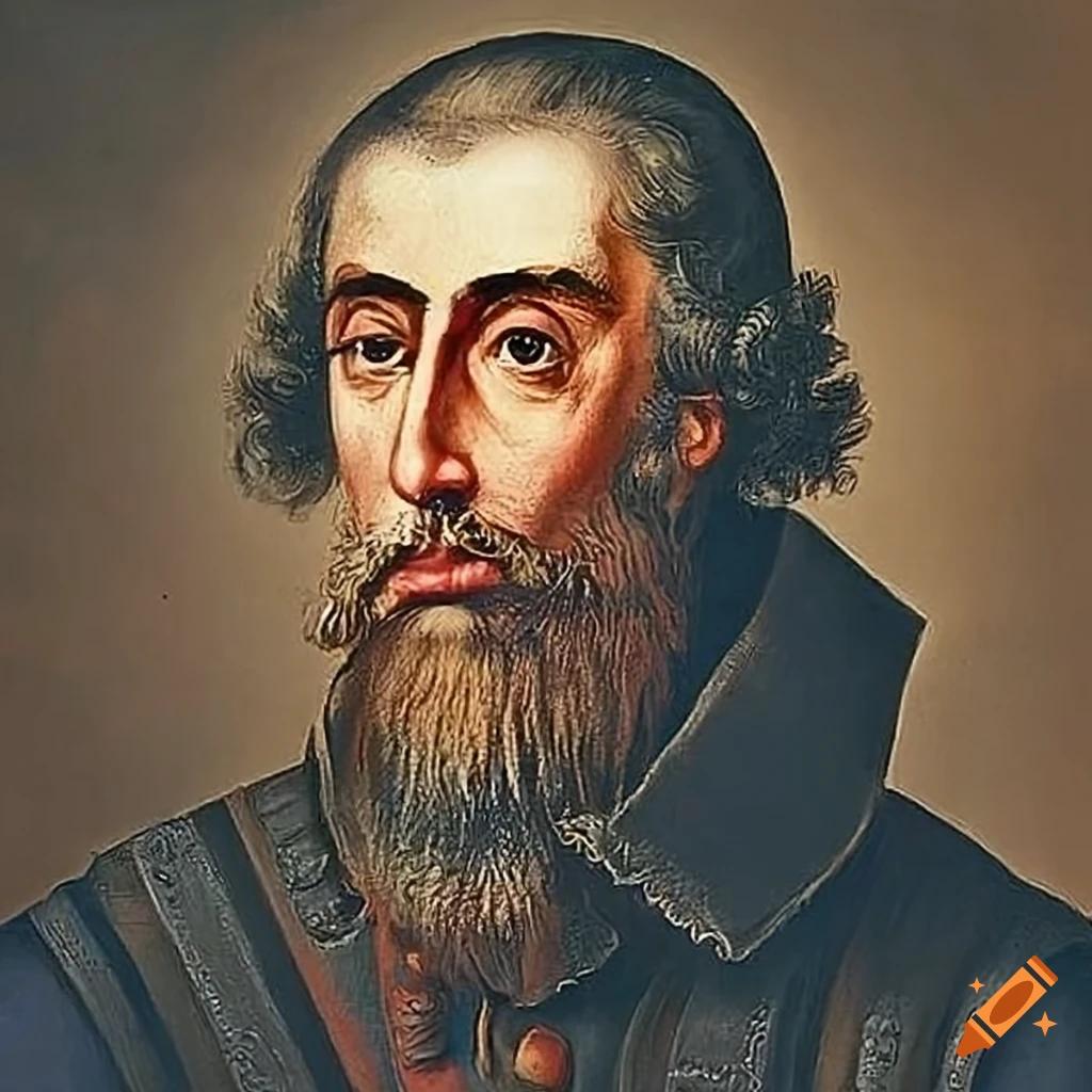 Portrait of Tomás Luis de Victoria on Craiyon