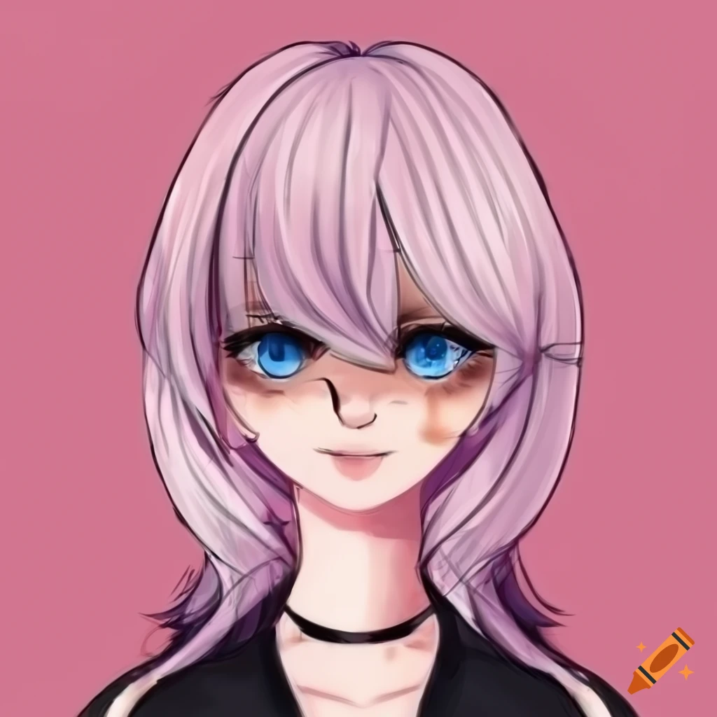 Cool and cute androgynous character for adoption on Craiyon