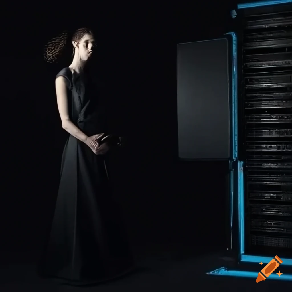 Illustration of a server restart on Craiyon