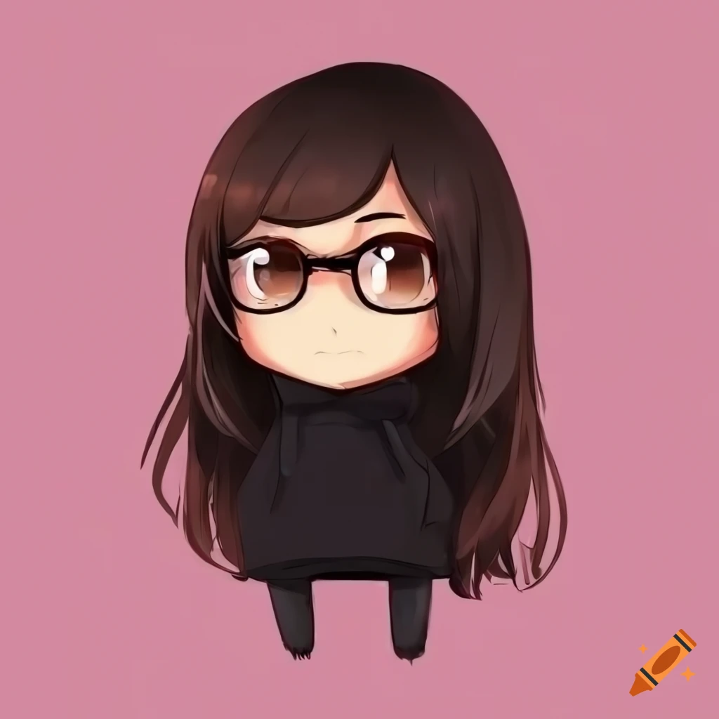 Chibi Girl With Glasses Anime Girl GIF Anime Girl Eyeglasses