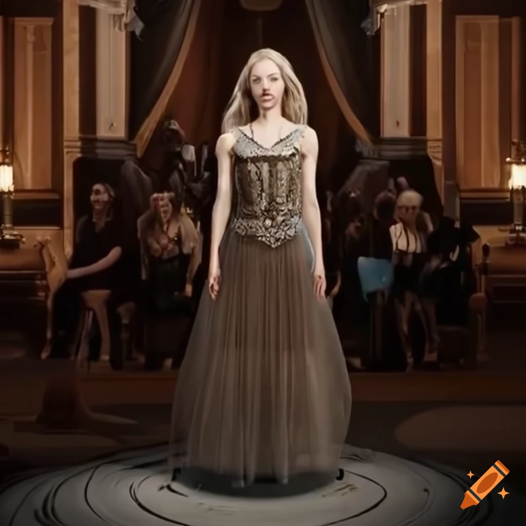 Render of a sci-fi queen in a royal room with a group of people on Craiyon