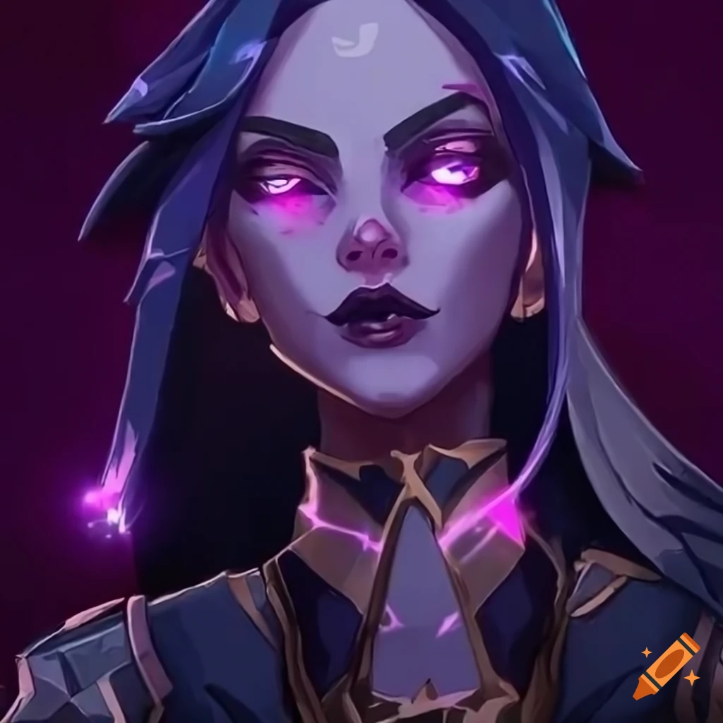 Valorant reyna character on Craiyon