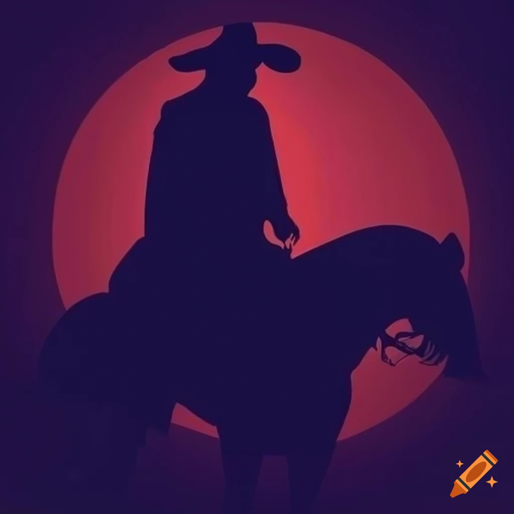 Minimalistic art of a lone cowboy in the wild west on Craiyon