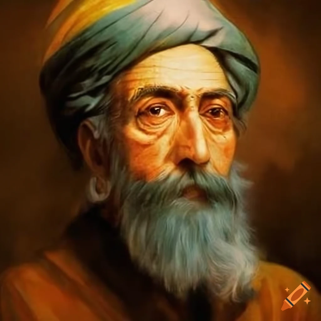 Image of a Persian poet like Attar of Nishapur on Craiyon