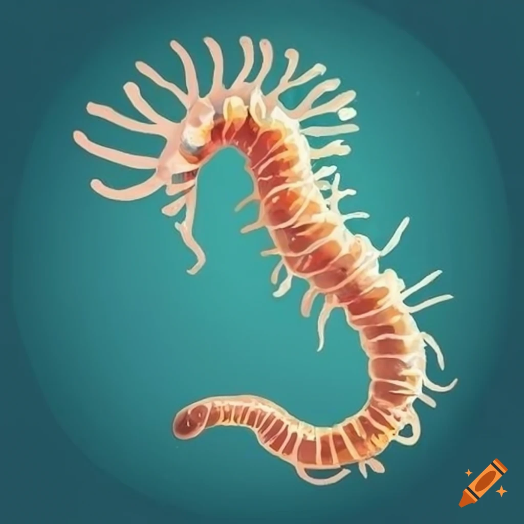 Photo of a sea worm on Craiyon