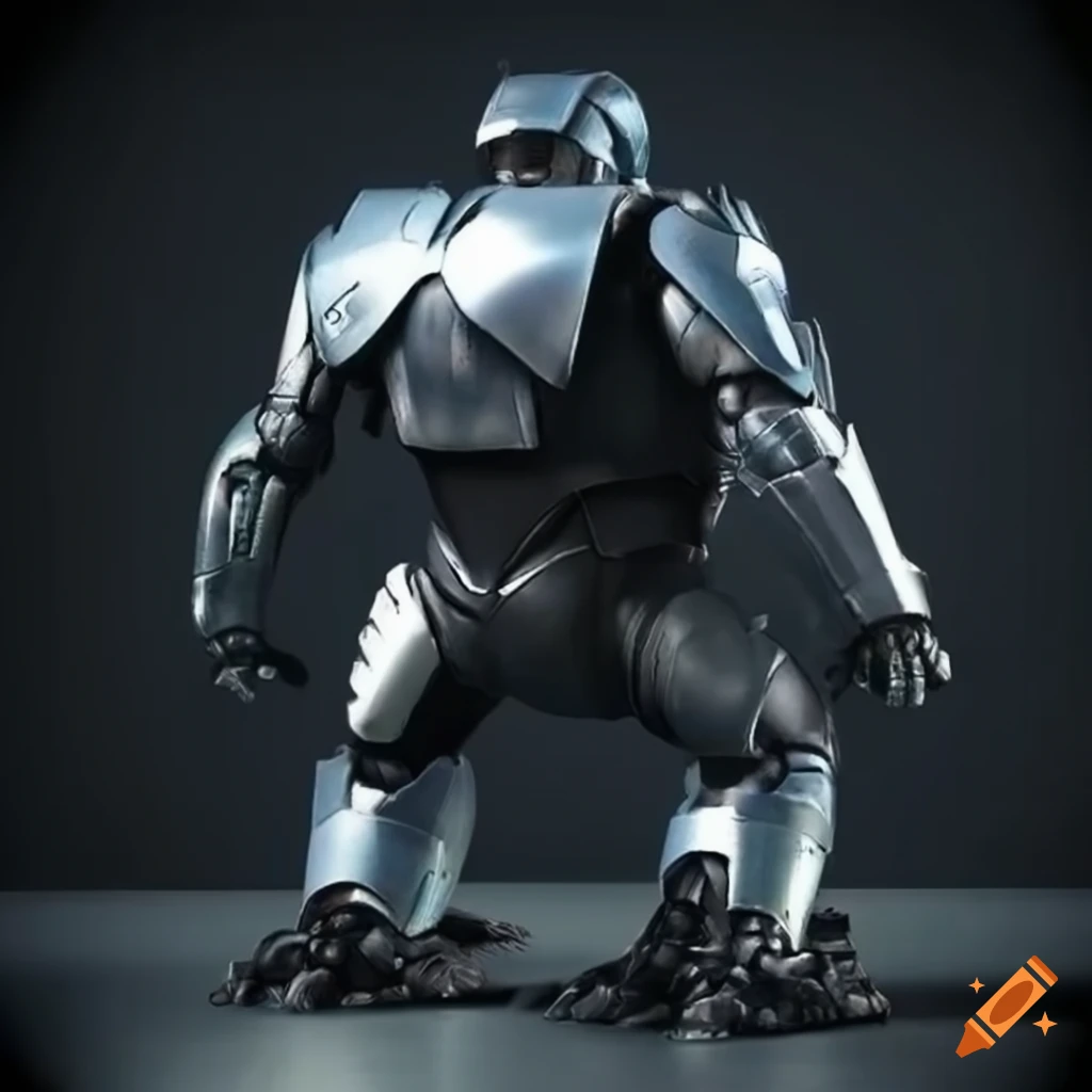 Image of a robot with a turtle shell on Craiyon