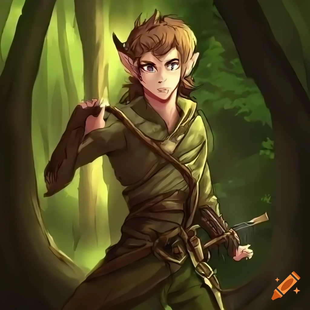 Anime Male Wood Elf