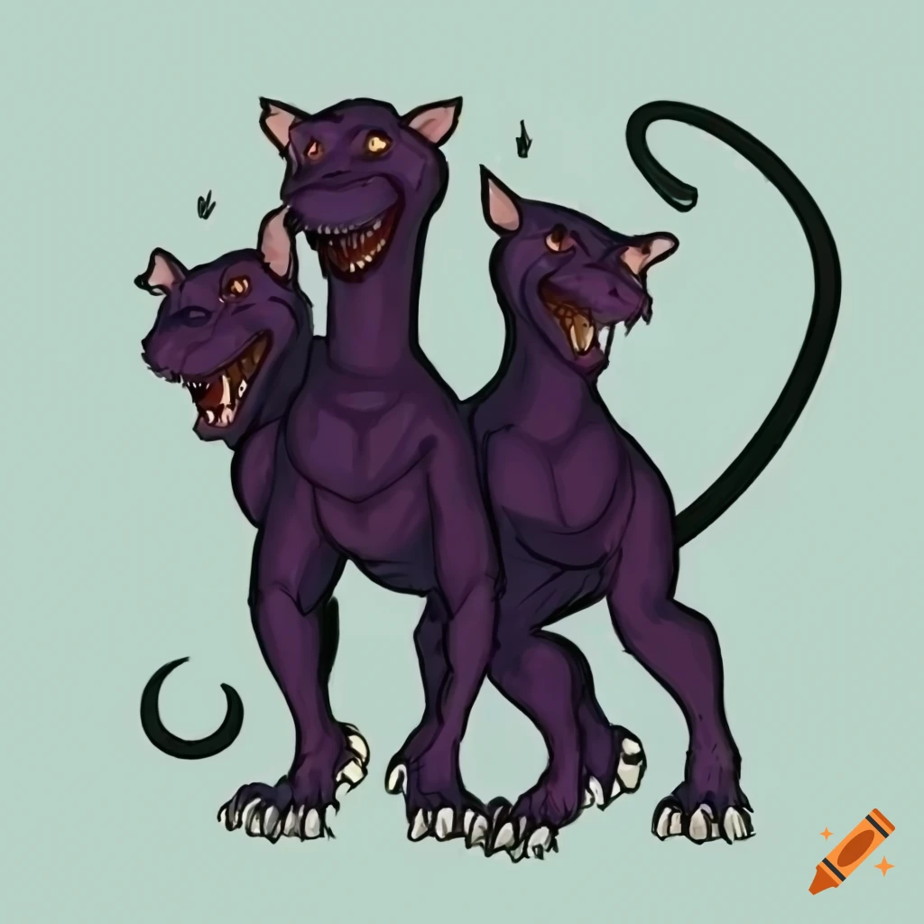 Happy cerberus on Craiyon