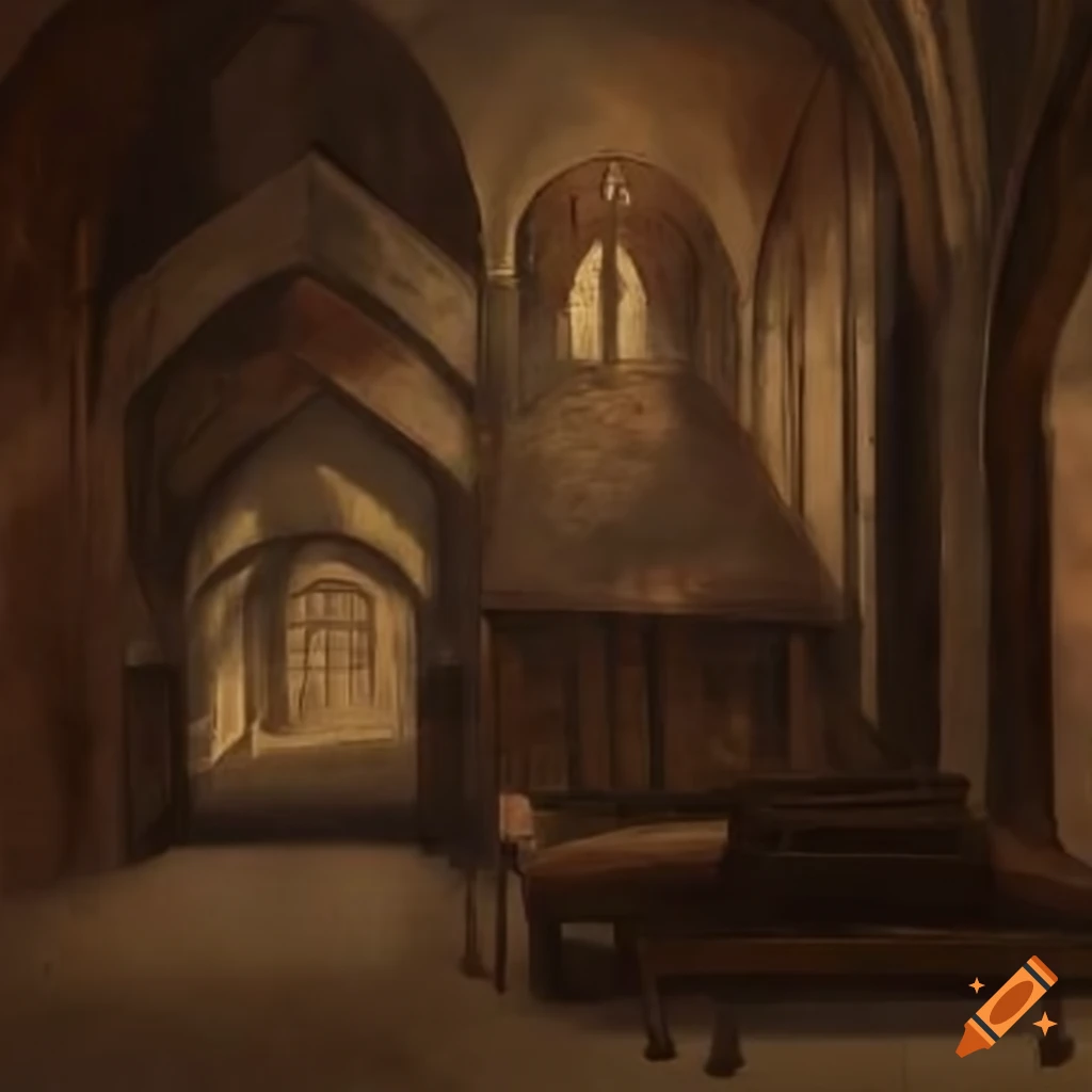 Medieval hospital on Craiyon