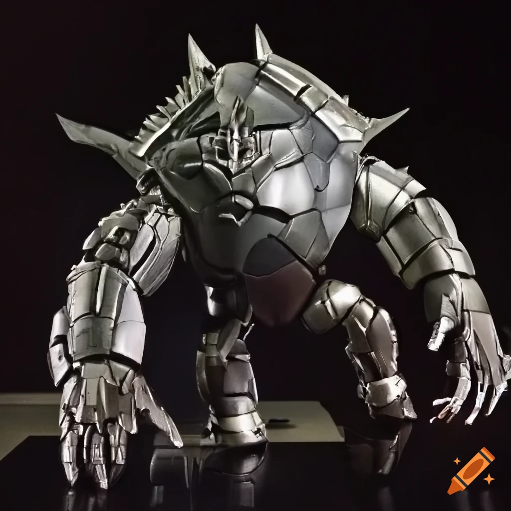 Image of a robot with turtle shell armor on Craiyon