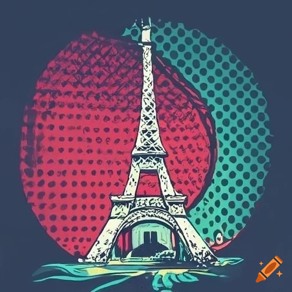 Eiffel Tower images created on Craiyon