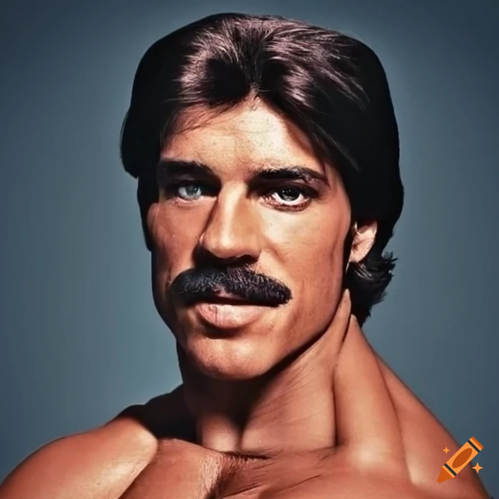 Portrait of bodybuilder Mike Mentzer on Craiyon