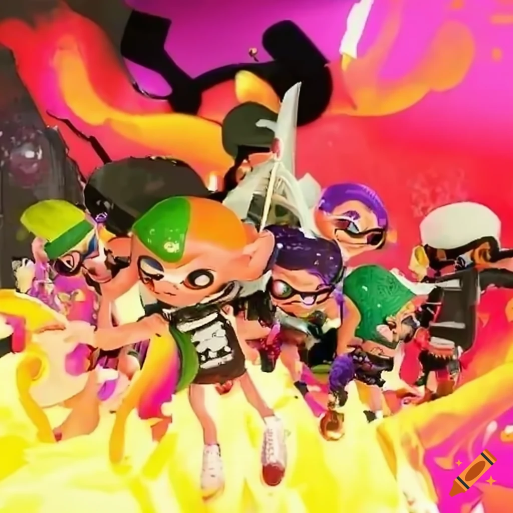 Splatoon images created on Craiyon