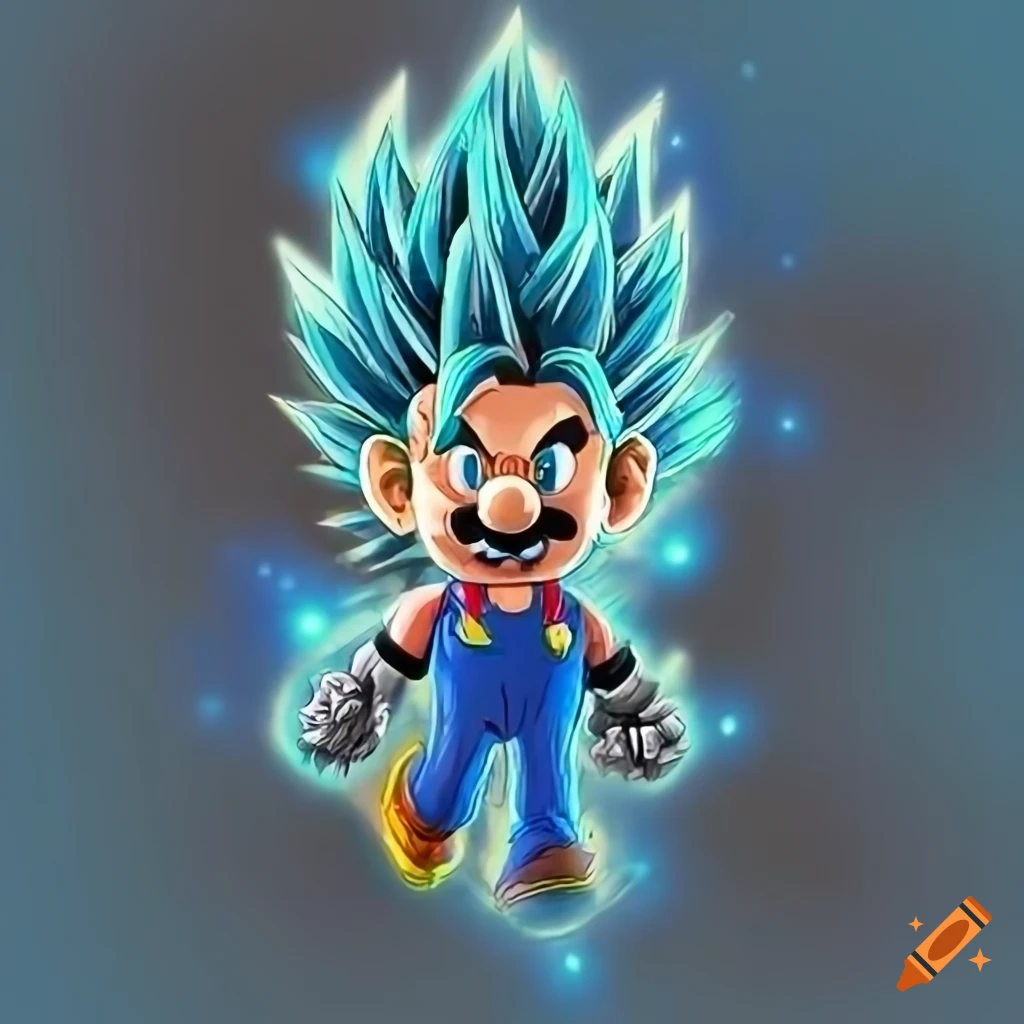 Super Saiyan God Mario