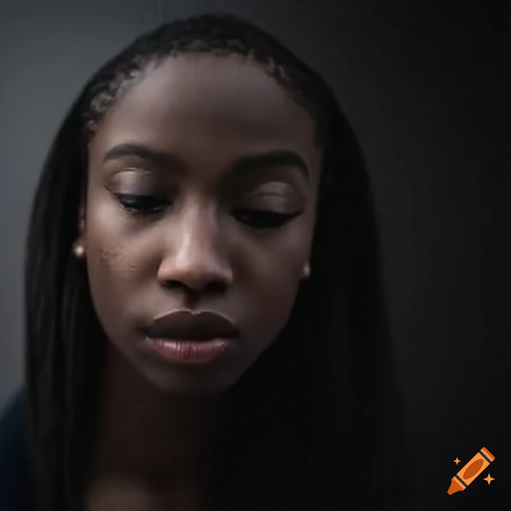 Illustration depicting the struggles of high crime rates on Craiyon