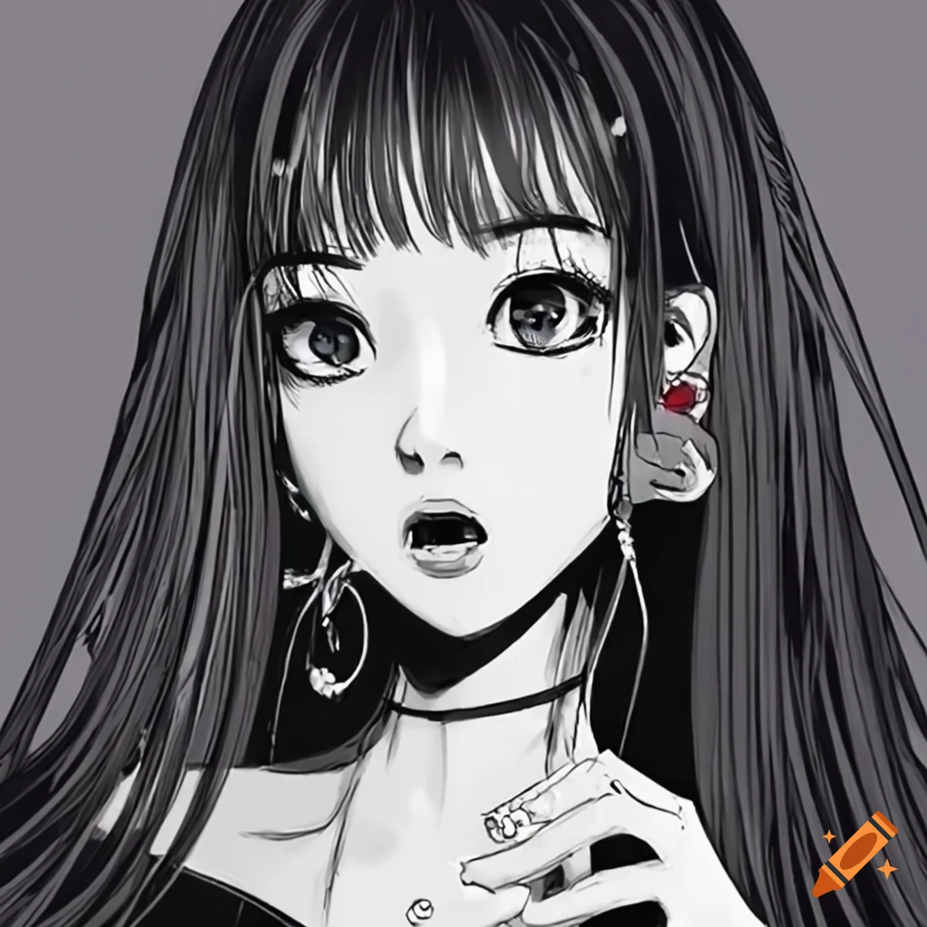 Digital art of g-idle as anime characters on a lake on Craiyon