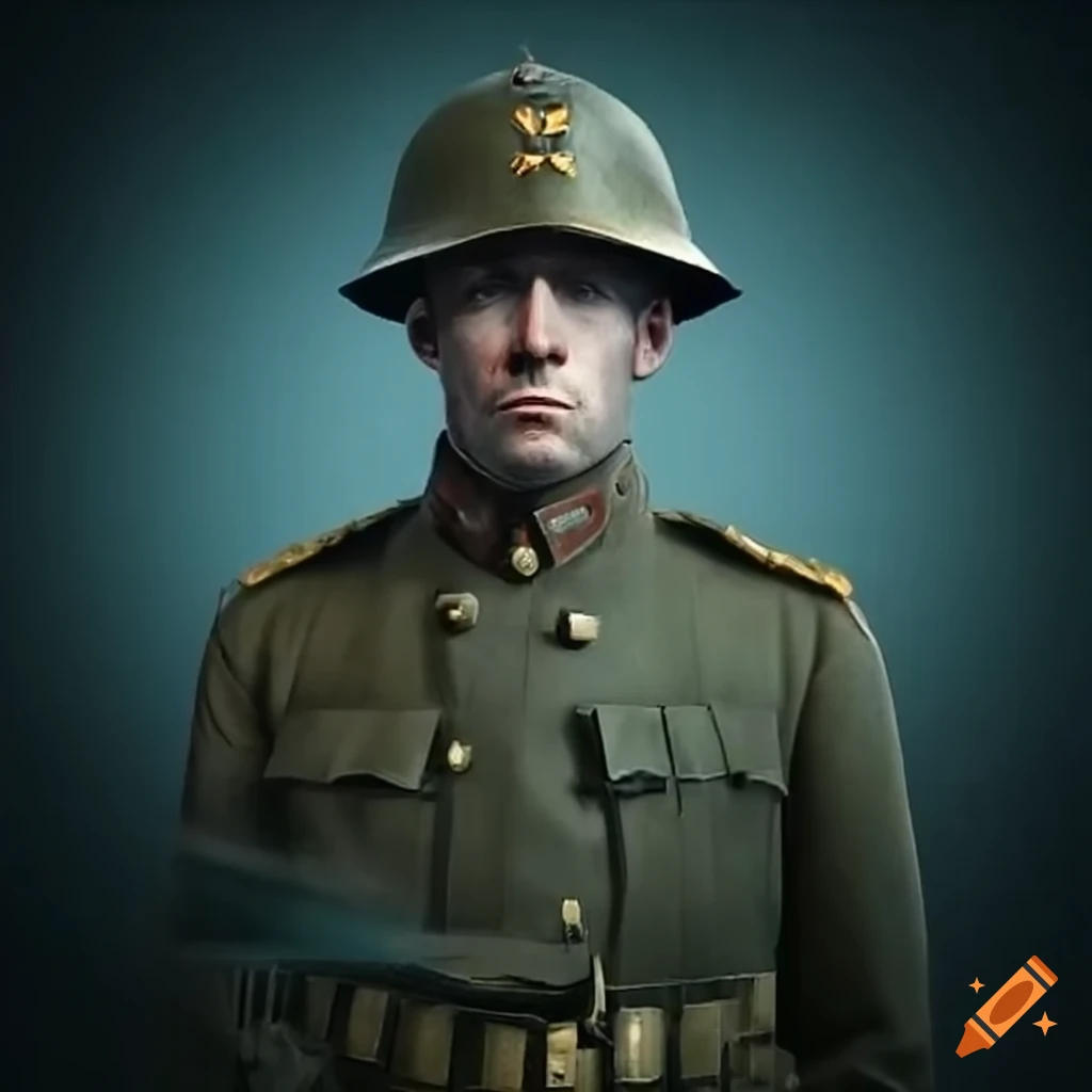 Depiction of the great war on Craiyon