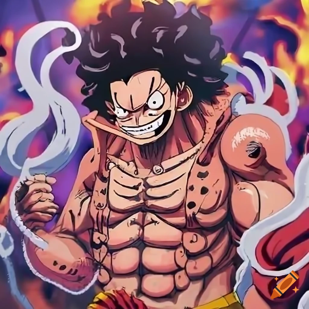 Image of Luffy in Gear 6 form on Craiyon