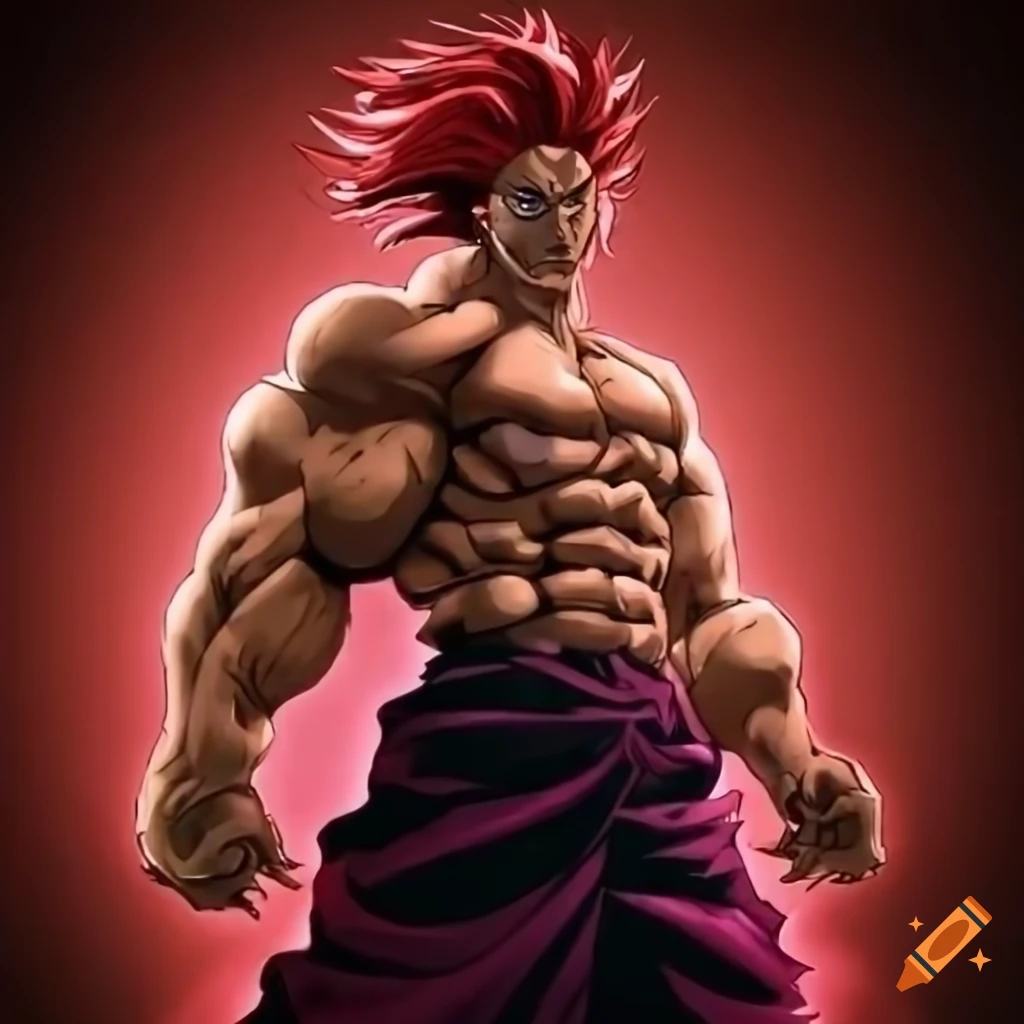 Image of yujiro hanma on Craiyon