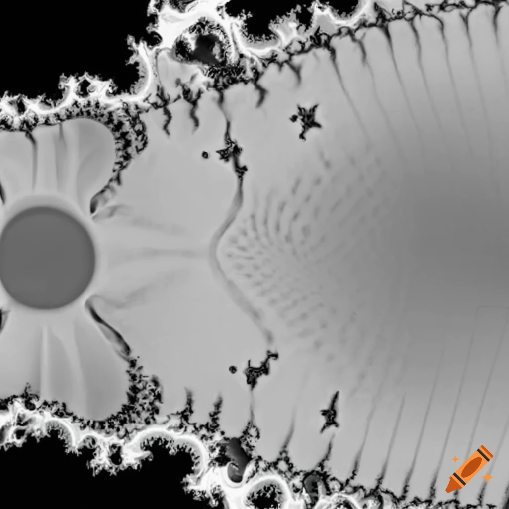 Abstract artwork of a fractal pattern on Craiyon