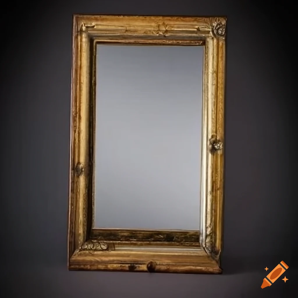Vintage mirror frame on Craiyon