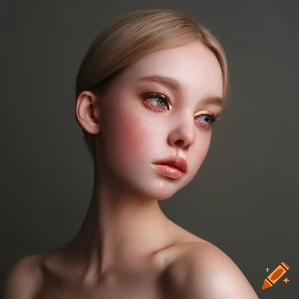 Intricate study of a realistic art model girl body on Craiyon