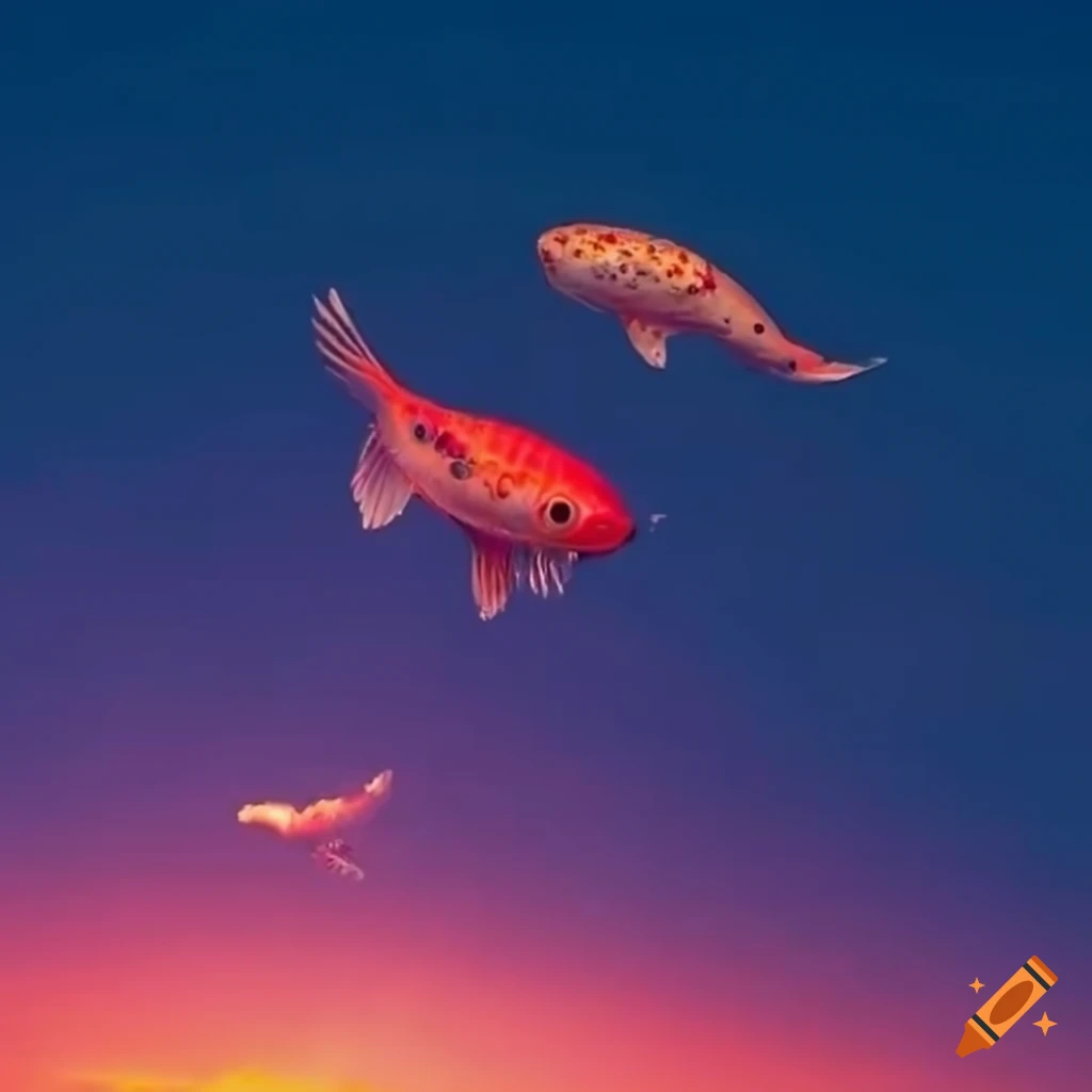 Koi Fish images created on Craiyon